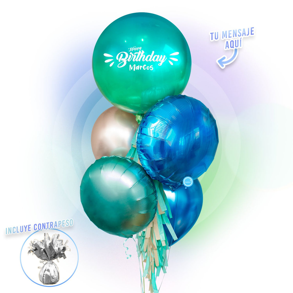 Globos Azules | Decora con Globos Azul Rey